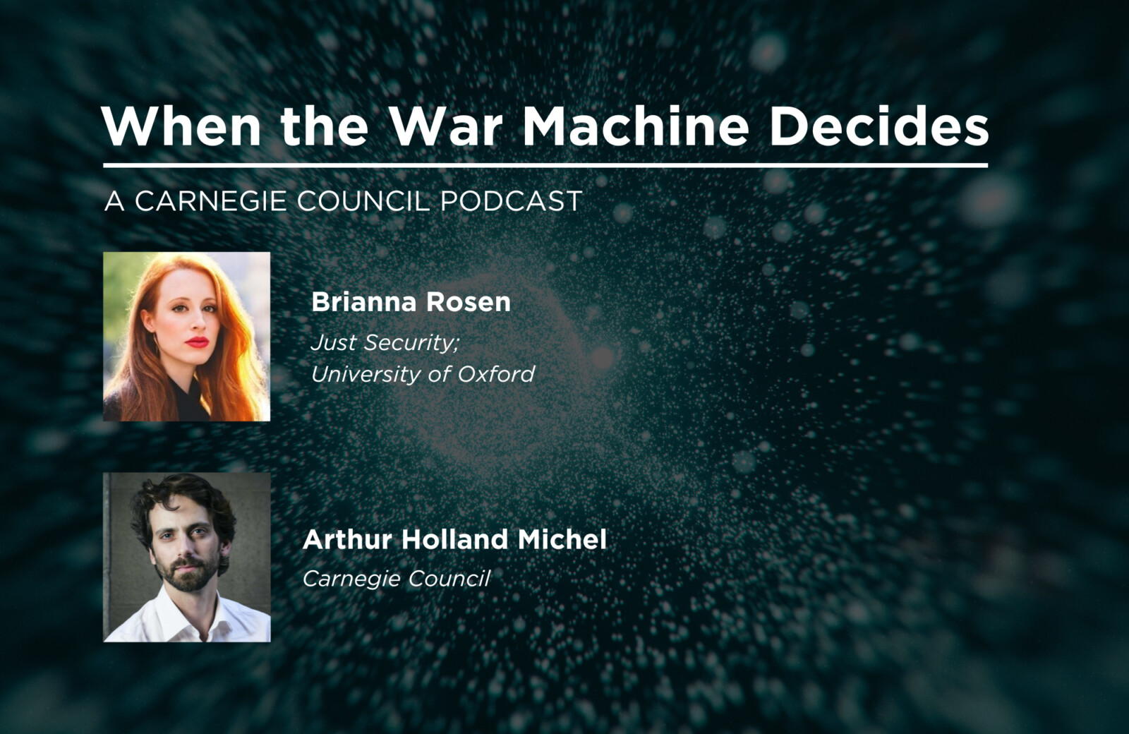When the War Machine Decides: Algorithms, Secrets, and Accountability in Modern Conflict, with ...